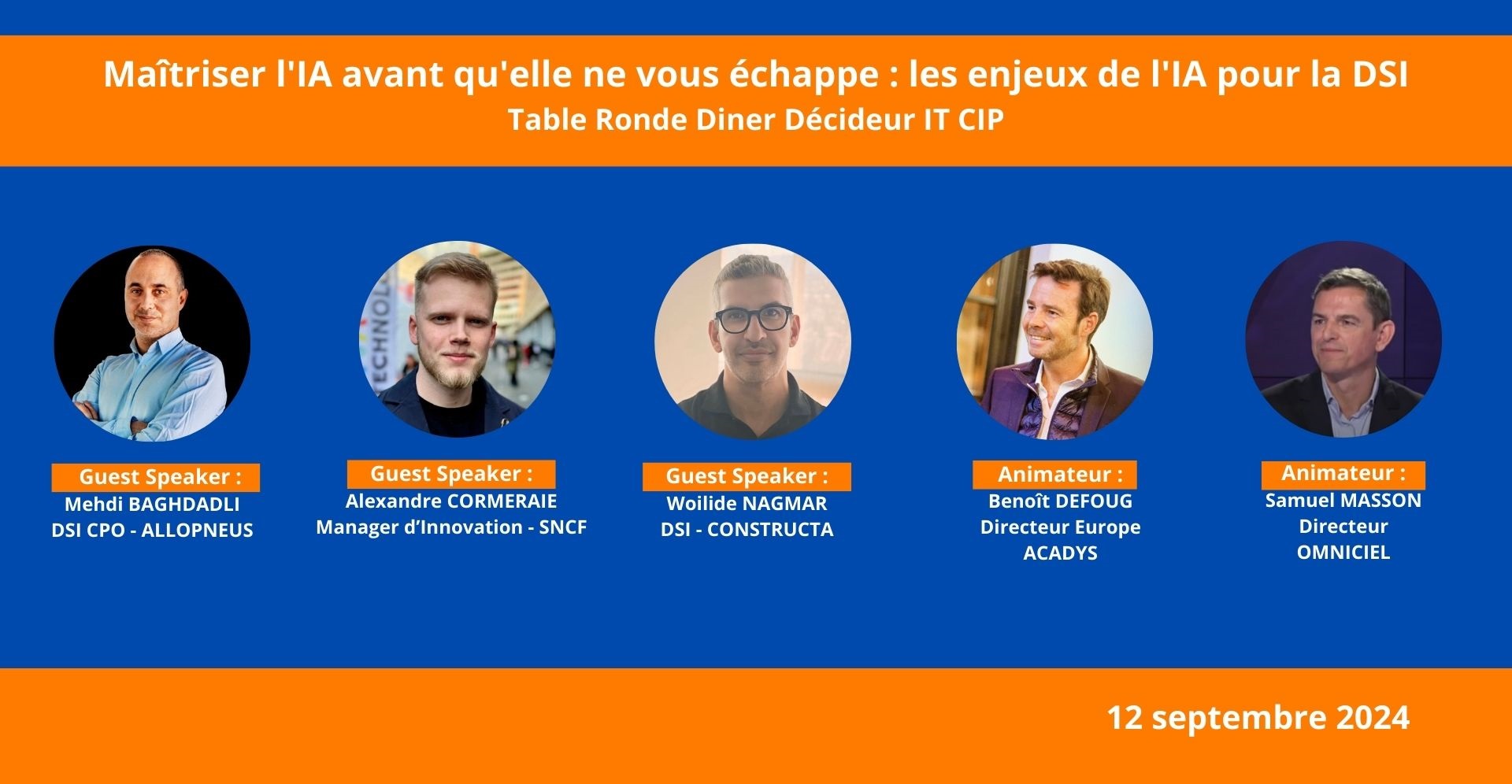 Les enjeux de l’IA pour la DSI – 12 Septembre 2024 - Omniciel